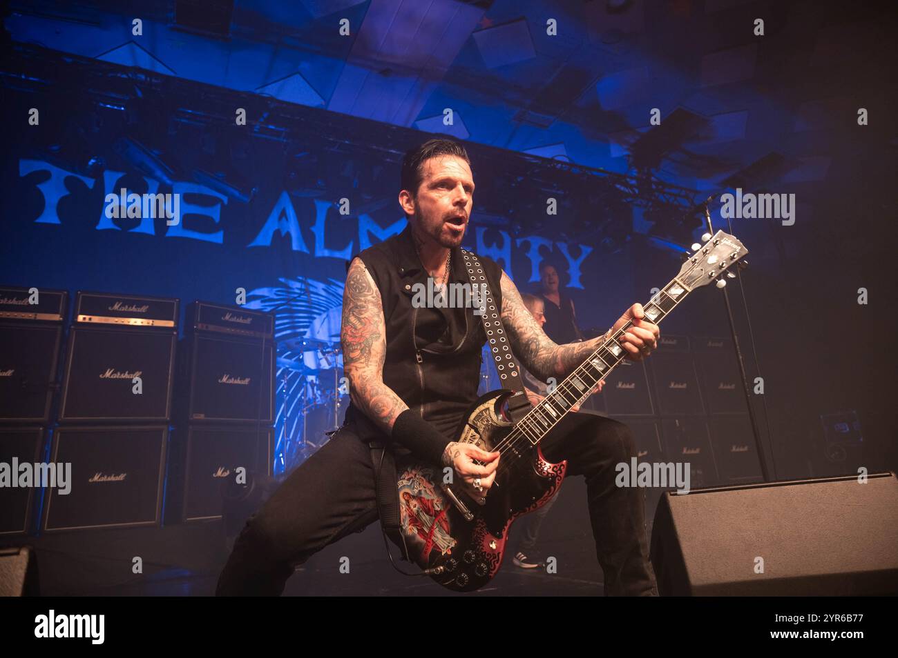Ricky Warwick of The Almighty performing at Barrowland, Glasgow, 30th ...