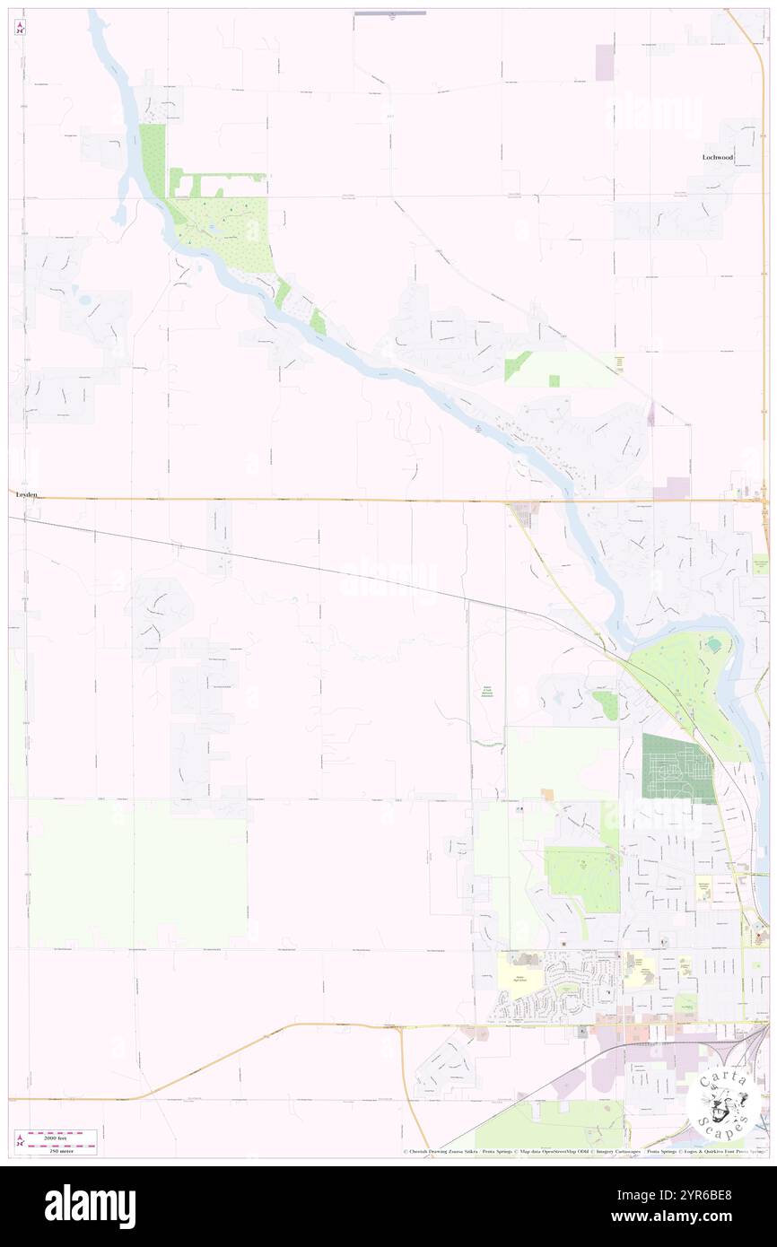 Janesville wisconsin map Cut Out Stock Images & Pictures - Alamy