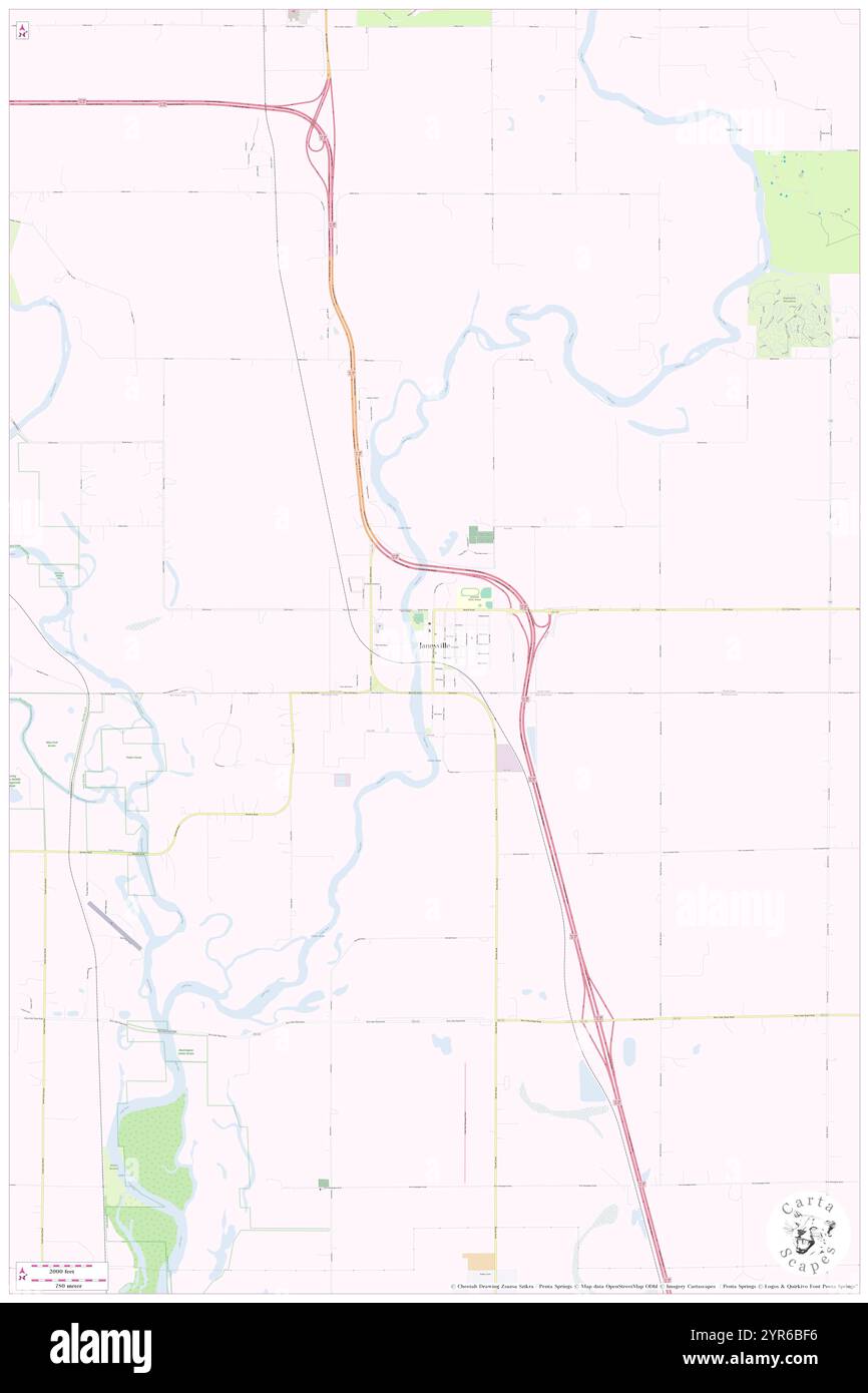 Janesville map Cut Out Stock Images & Pictures - Alamy