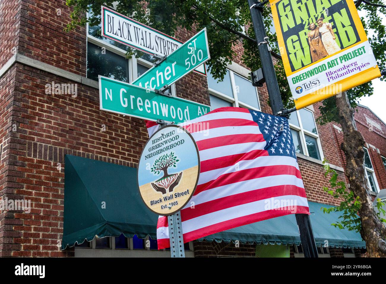 MAY/JUNE 2021, TULSA, OKLAHOMA, USA - 100th Anniversary of Black Wall ...