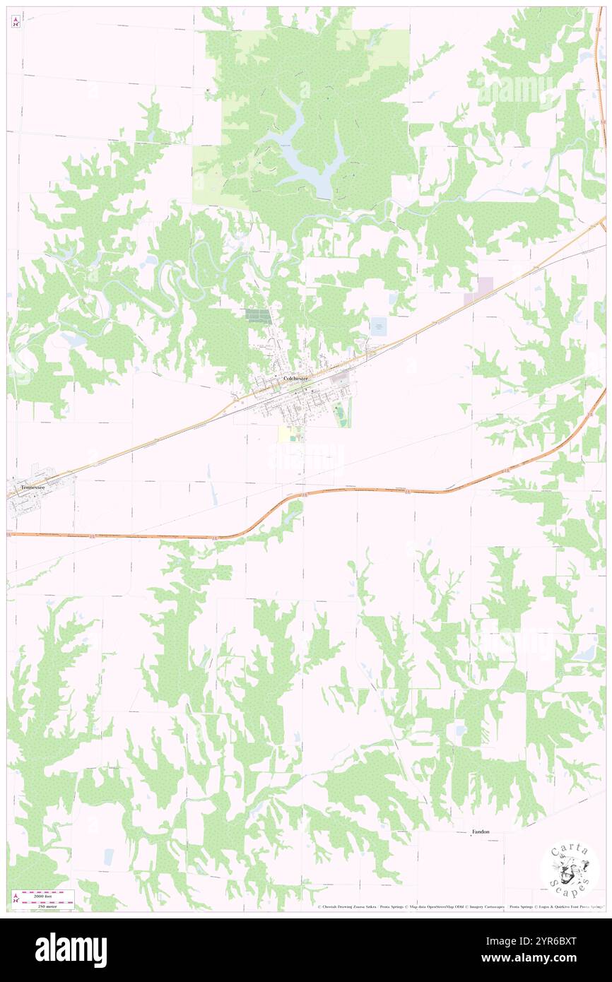 Colchester illinois map Cut Out Stock Images & Pictures - Alamy