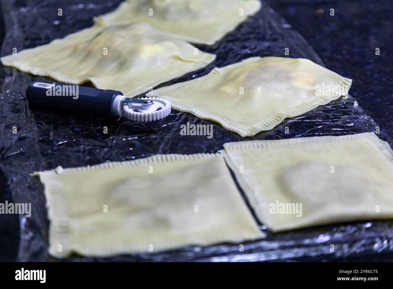 Traditional Brazilian fried pastry stuffed with ground beef. "Pastel de ...