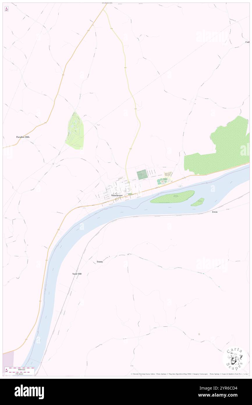 Manchester ohio map Cut Out Stock Images & Pictures - Alamy