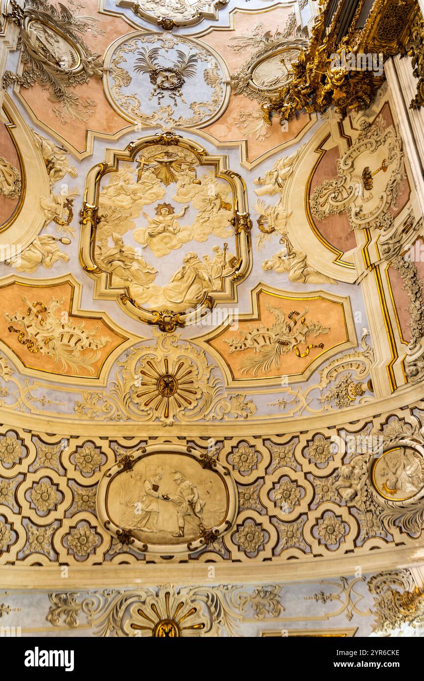 Ceiling of the Church of Saint Catherine, the most beautiful 17th ...