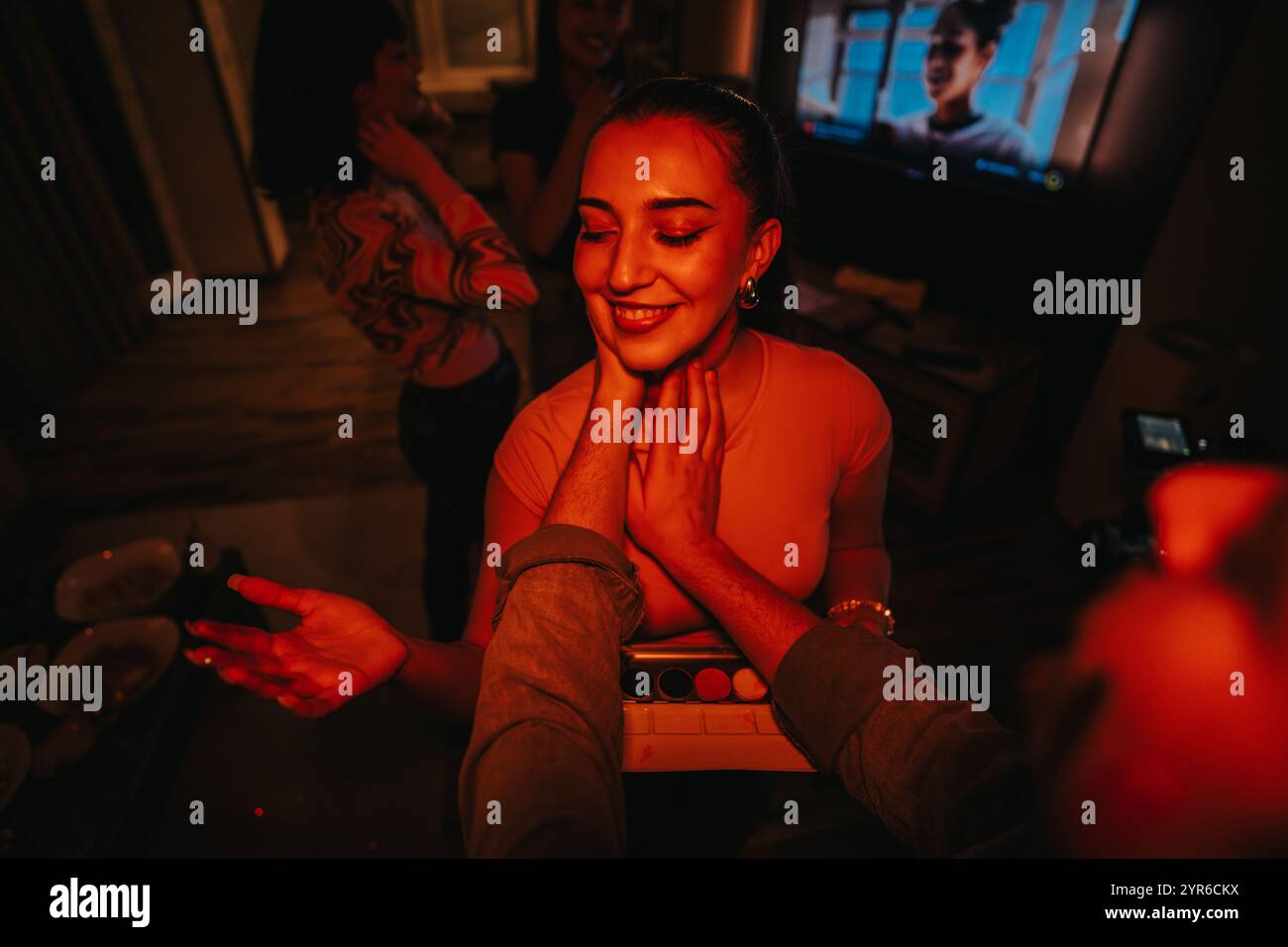 Birthday celebration woman getting ready hi-res stock photography and ...