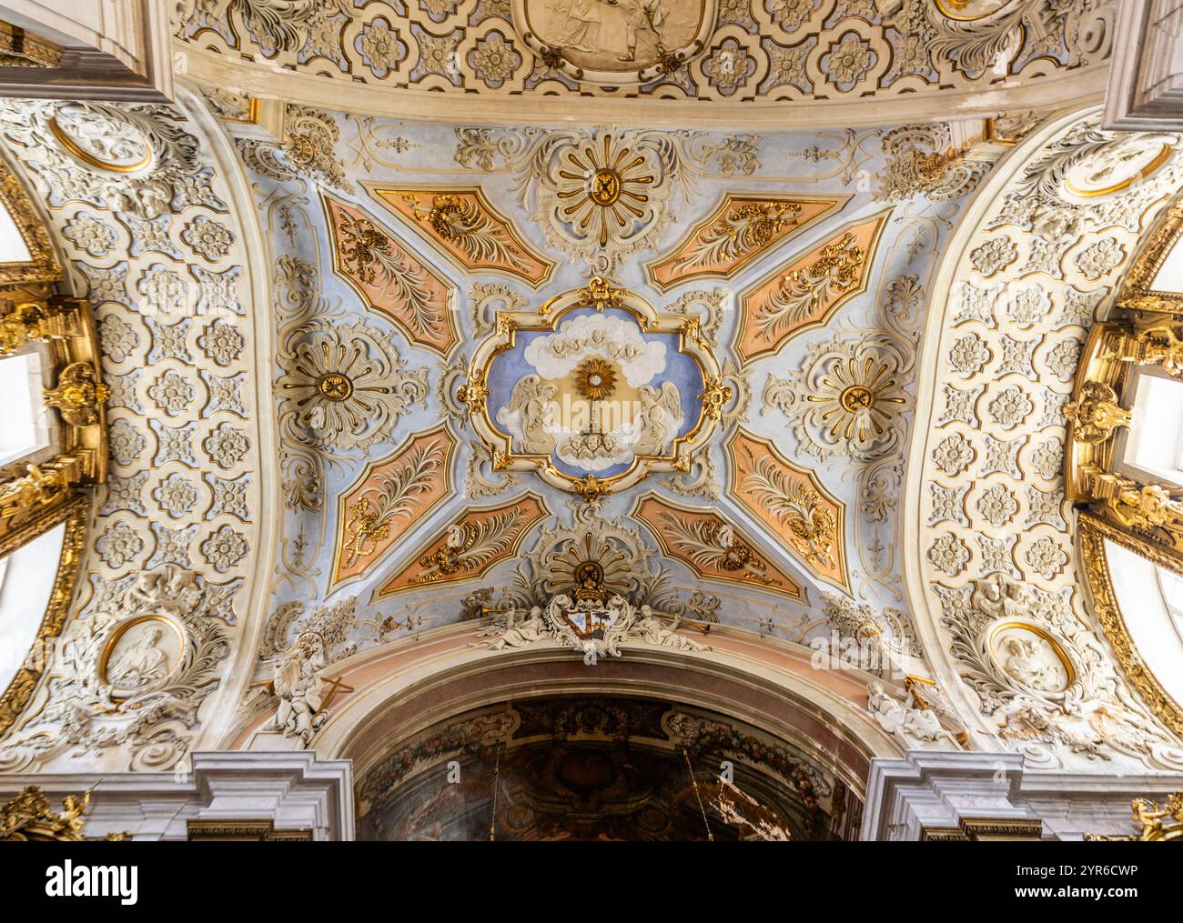 Ceiling of the Church of Saint Catherine, the most beautiful 17th ...