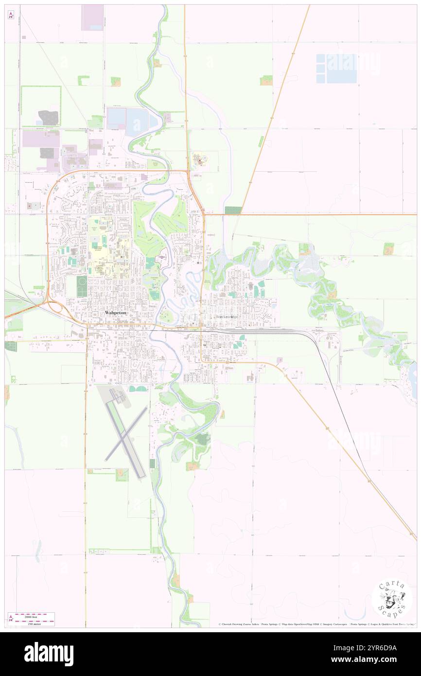 Breckenridge minnesota map hi-res stock photography and images - Alamy