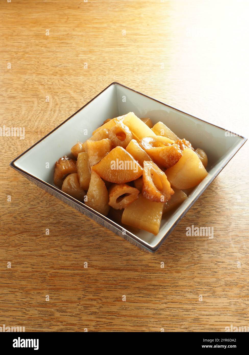 Simmered radish and Fish-paste Tubes ( Chikuwa Stock Photo - Alamy