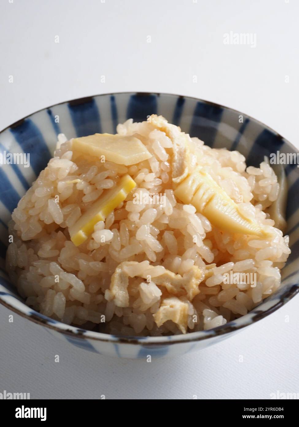 Rice cooked with bamboo shoots Stock Photo - Alamy