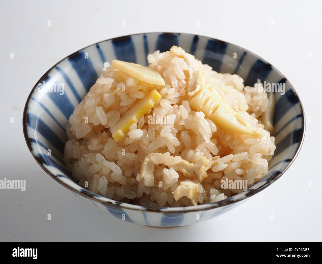 Rice cooked with bamboo shoots Stock Photo - Alamy