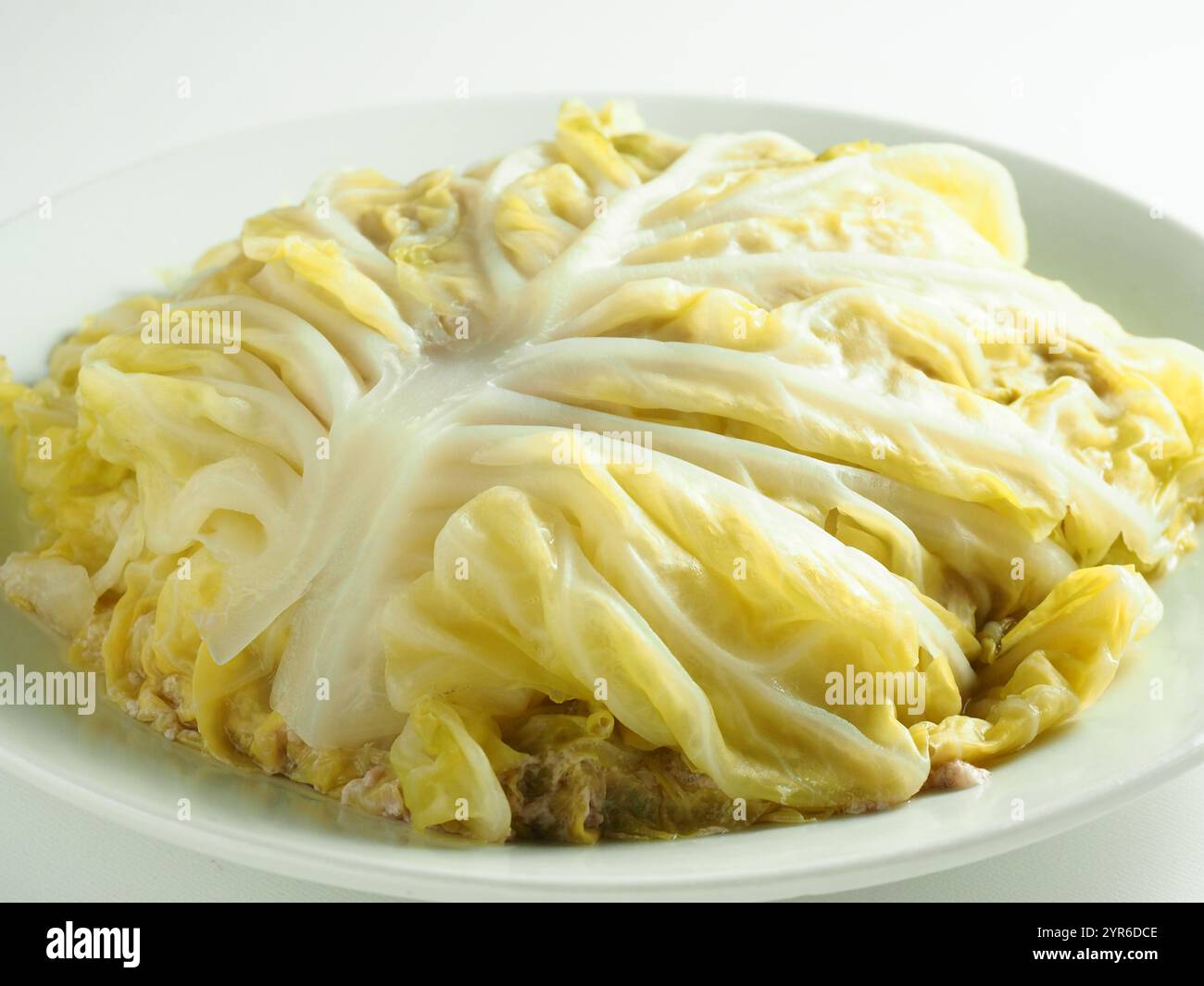 Layered cabbage and minced meat Stock Photo - Alamy