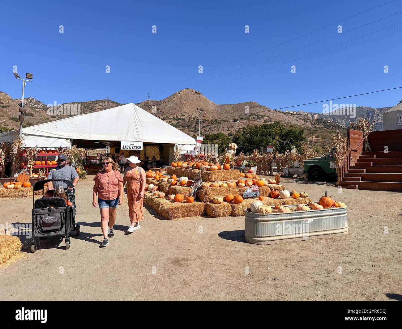 Seasonal adventures pumpkin patch festival. Food stand and rides for ...