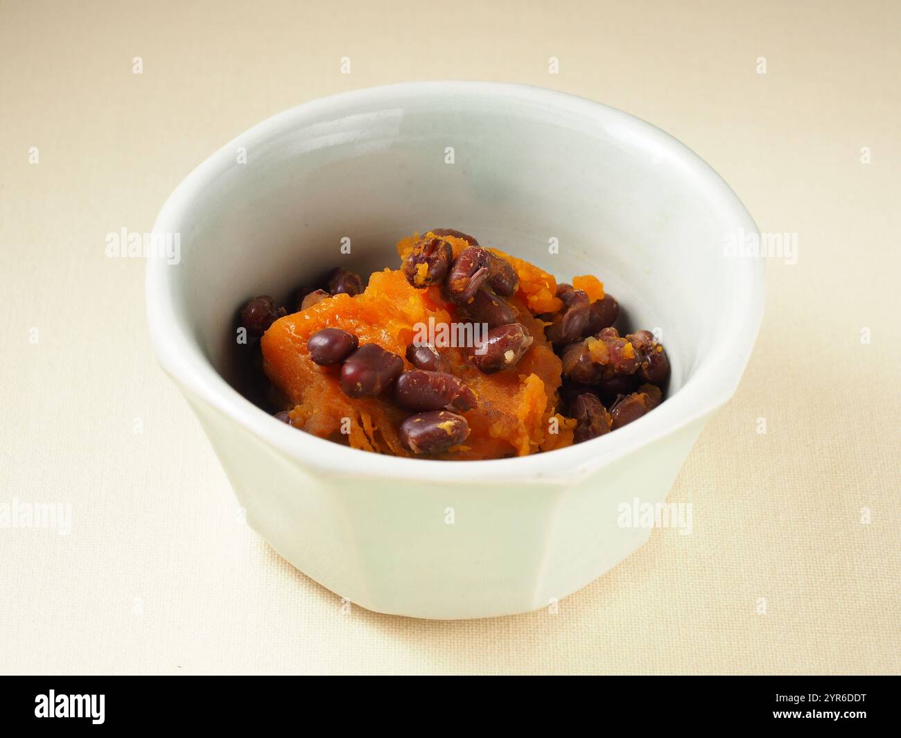 Simmered azuki beans and pumpkin cousin Stock Photo - Alamy