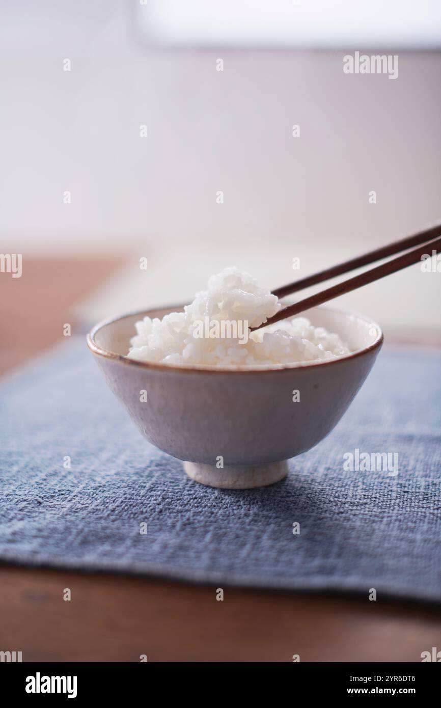 a serving of rice Stock Photo - Alamy