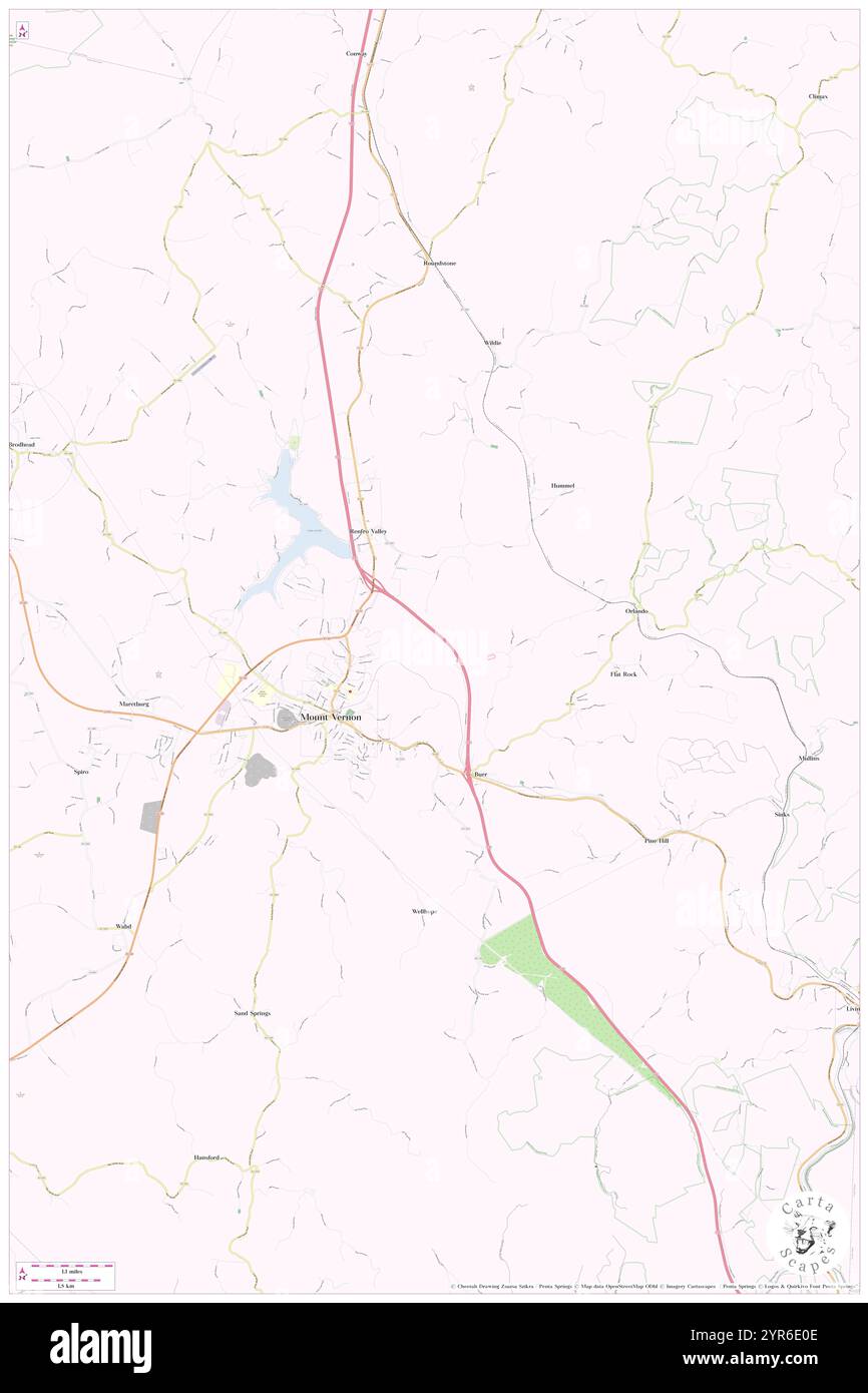 Map of rockcastle hi-res stock photography and images - Alamy