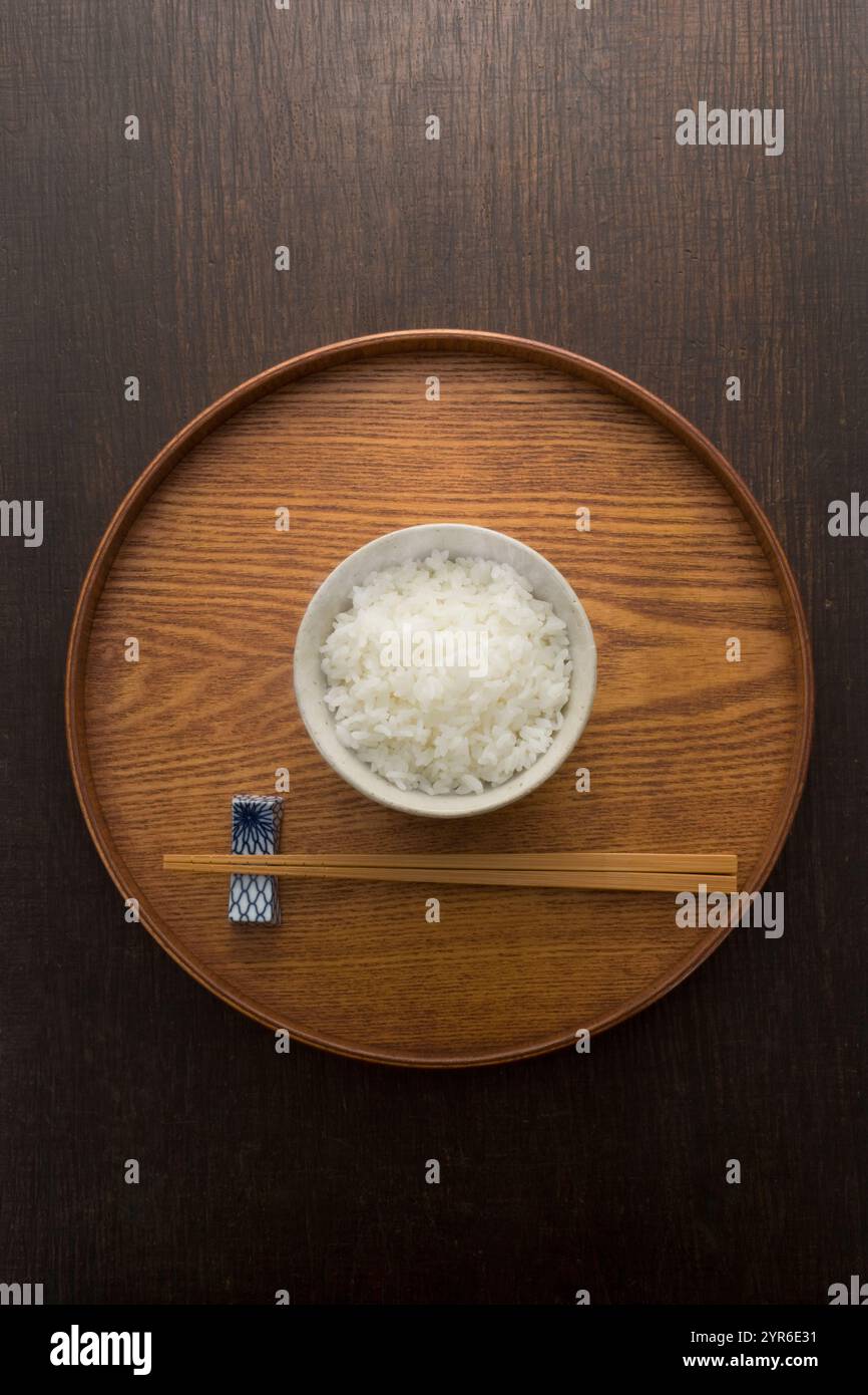 Rice and tray Stock Photo - Alamy