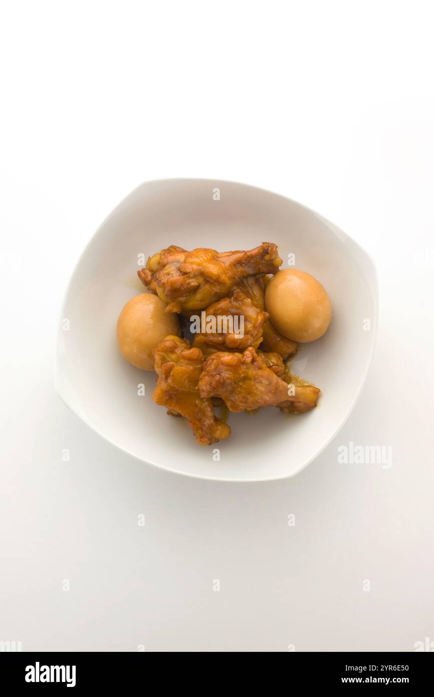 Chicken wings and boiled egg Stock Photo - Alamy