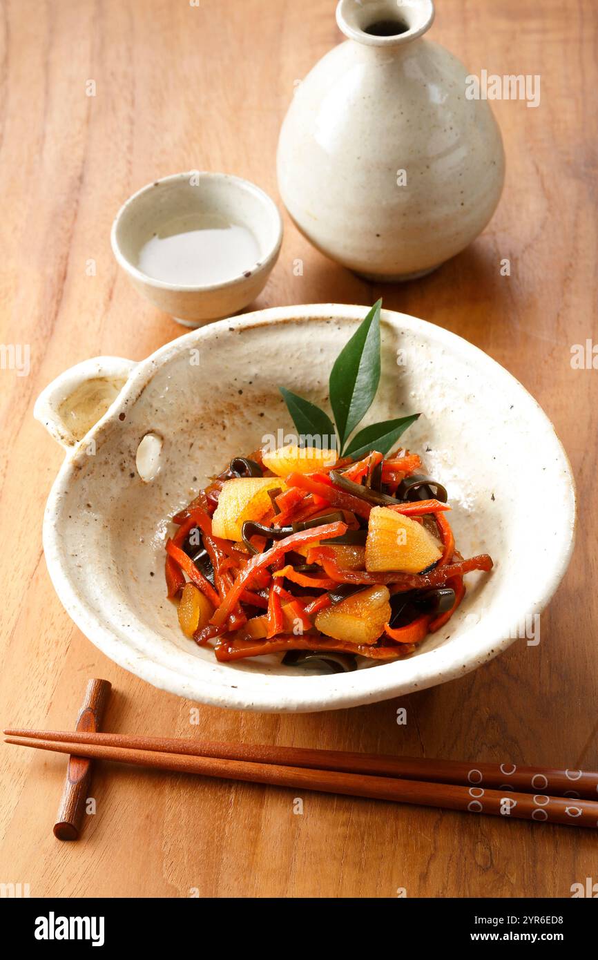Matsumae-zuke: Surume, Kazunoko, New Year's Stock Photo - Alamy