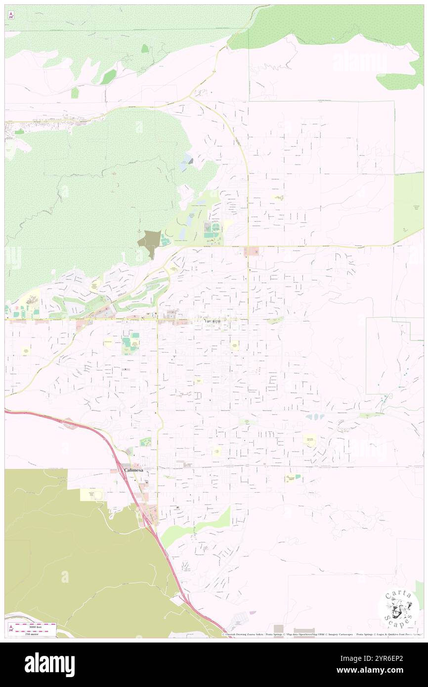 Yucaipa map hi-res stock photography and images - Alamy