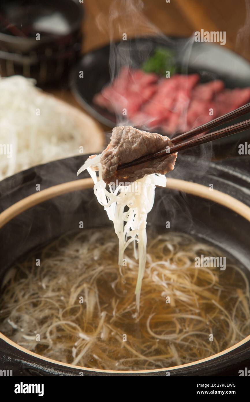Shabu shabu meat hi-res stock photography and images - Alamy