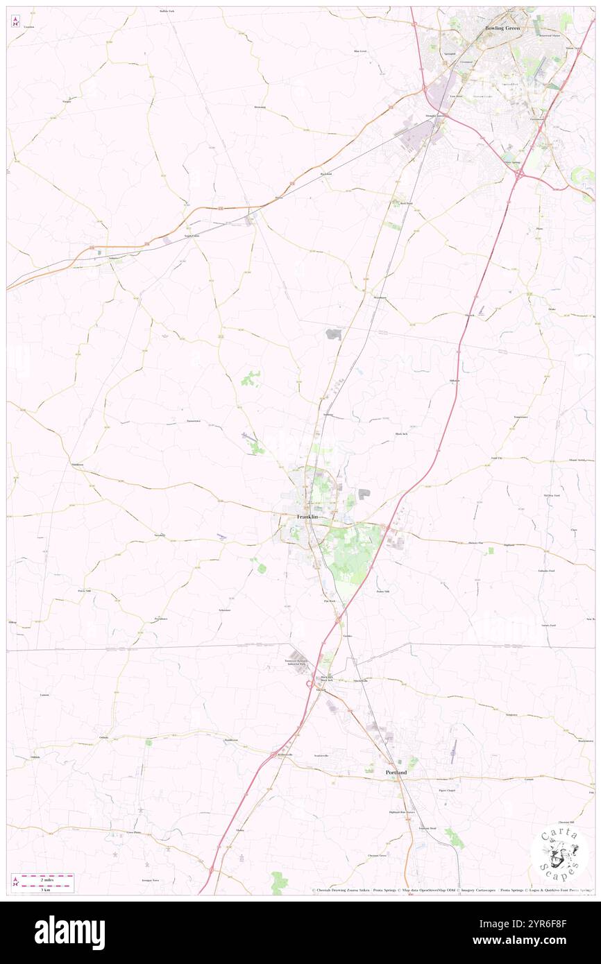 Simpson kentucky map hi-res stock photography and images - Alamy