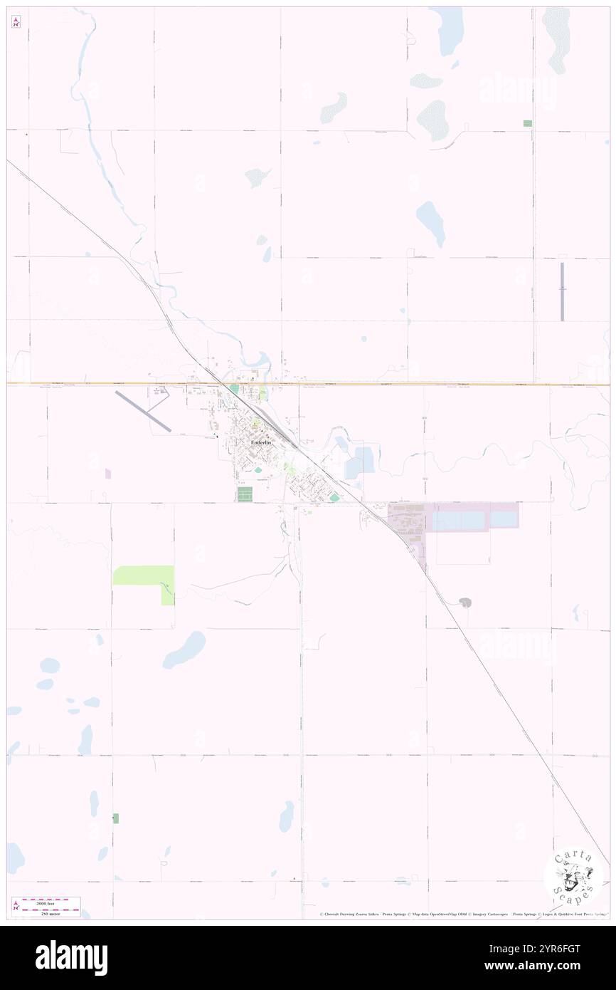 Enderlin north dakota map Cut Out Stock Images & Pictures - Alamy
