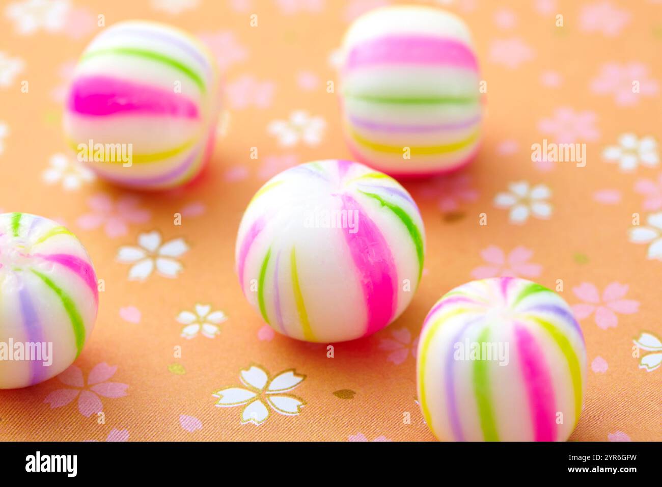 Temari ball candy Stock Photo - Alamy