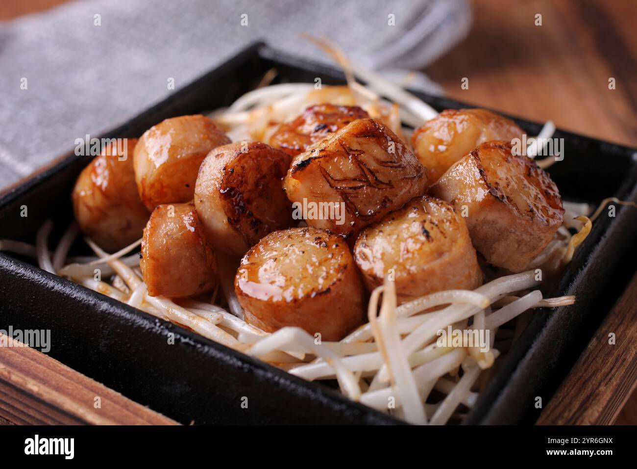 Seared intestine Rings, Morucho Stock Photo - Alamy