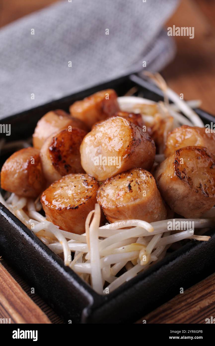 Seared intestine Rings, Morucho Stock Photo - Alamy