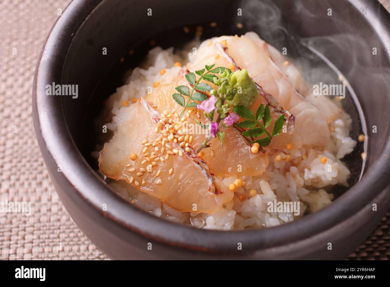 Sea bream chazuke Stock Photo - Alamy