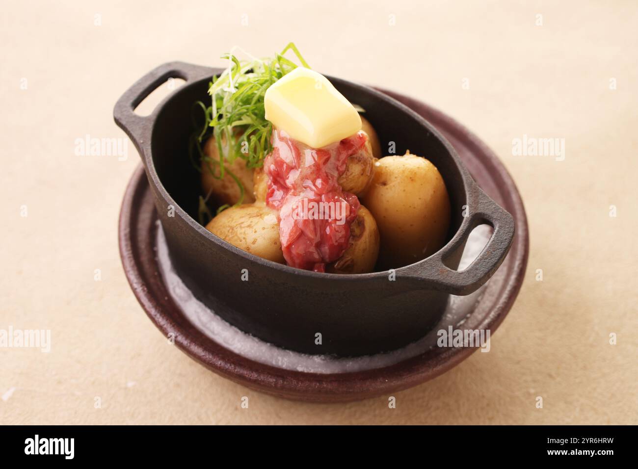 Sake-thief potato butter Stock Photo - Alamy