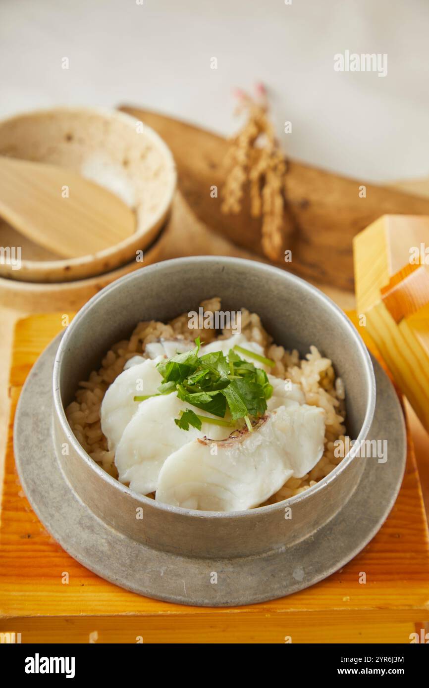 Sea bream rice Stock Photo - Alamy