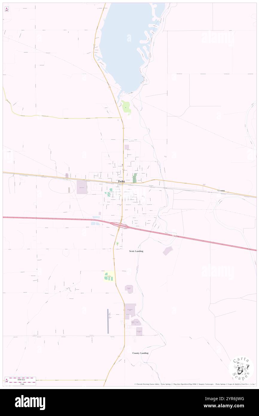 Delhi road map hi-res stock photography and images - Alamy