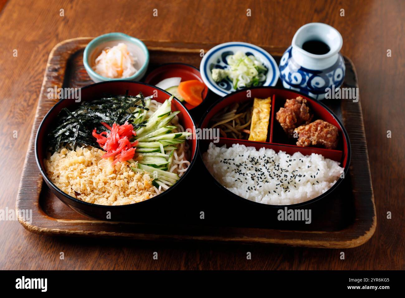 Tempura soba set Stock Photo - Alamy