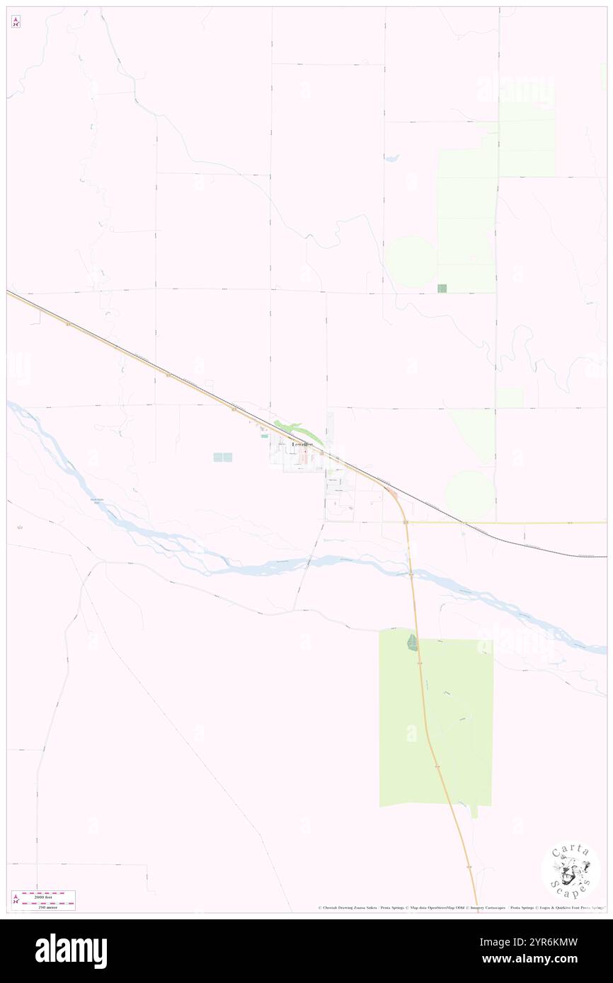 Map of lewellen Cut Out Stock Images & Pictures - Alamy