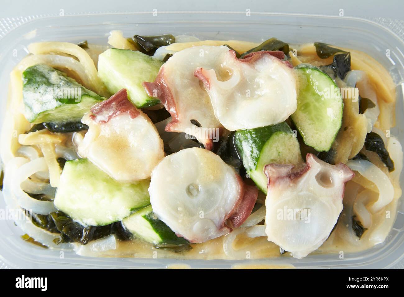 Vinegared octopus with miso paste Stock Photo - Alamy