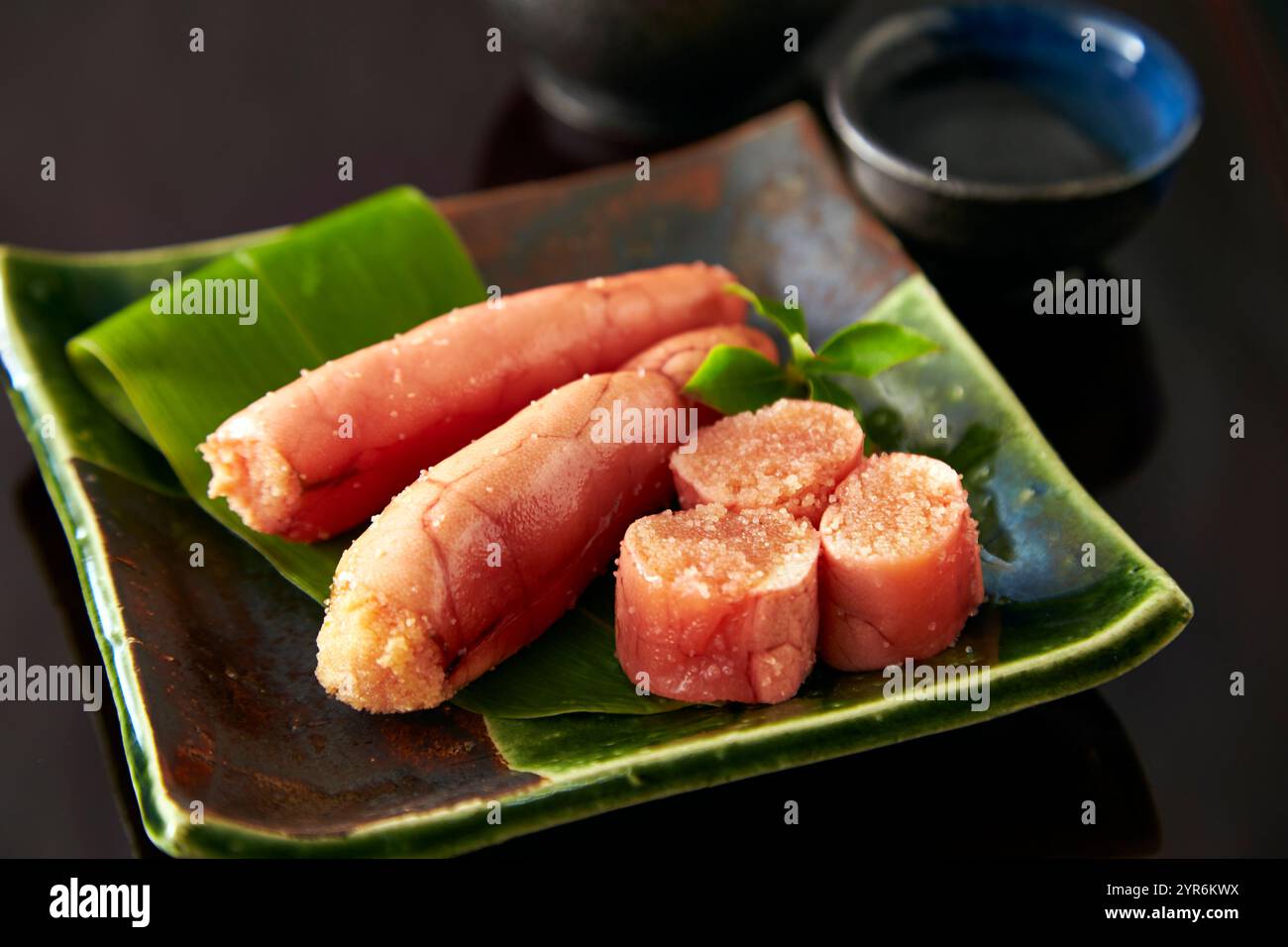 Grilled cod roe Stock Photo - Alamy
