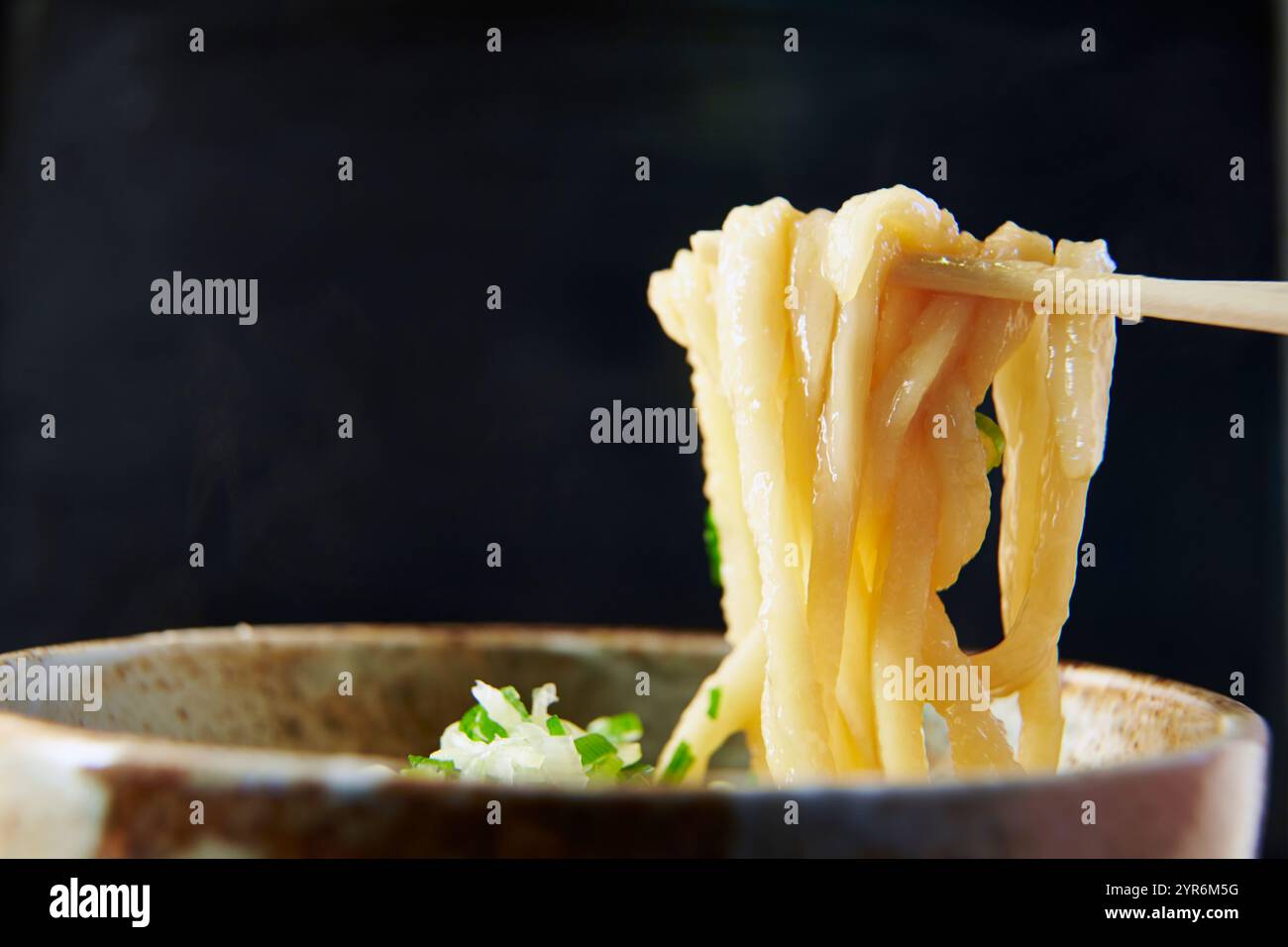 Chilled udon noodles Stock Photo - Alamy