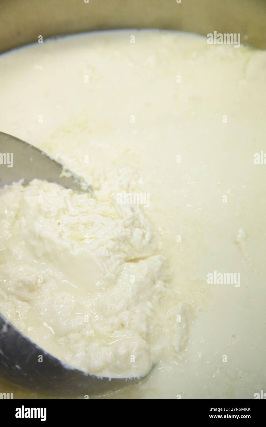 Photo of tofu making process Stock Photo - Alamy