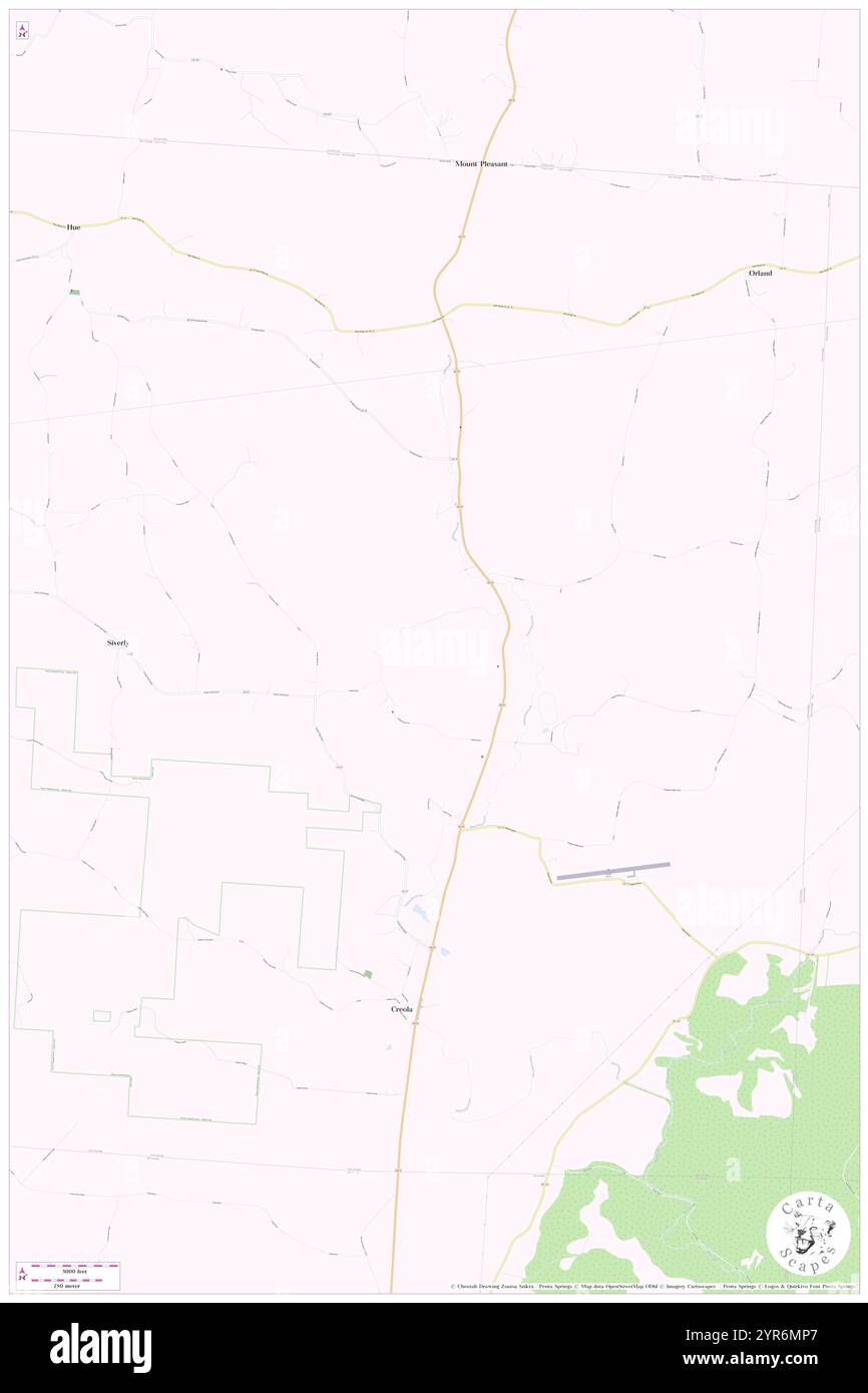 Map of vinton ohio Cut Out Stock Images & Pictures - Alamy