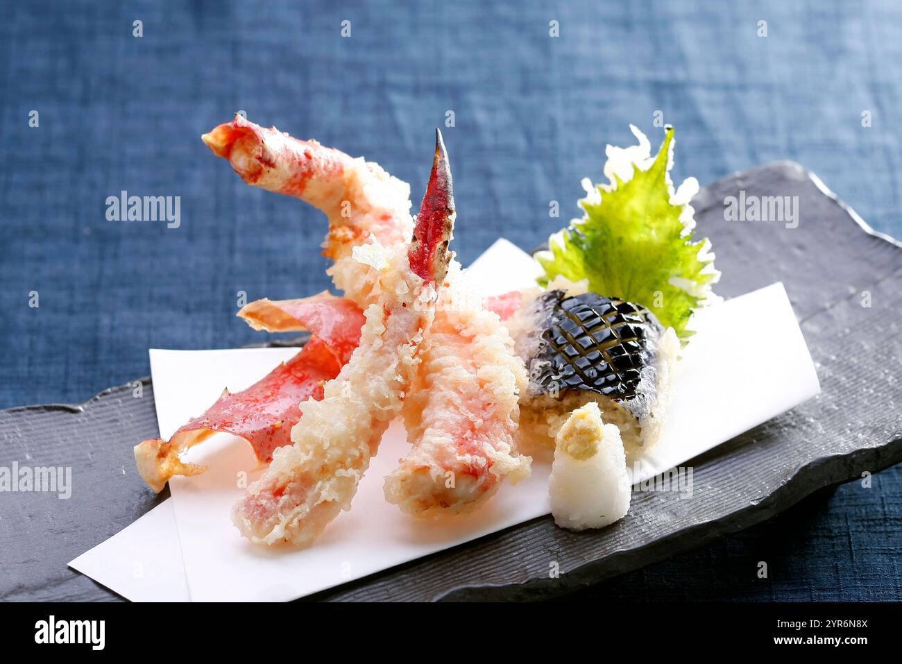Tempura of king crab Stock Photo - Alamy