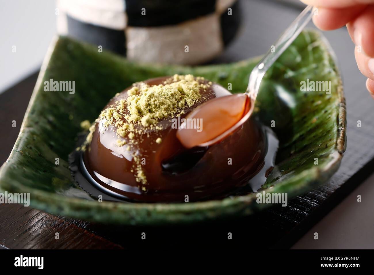 Soft Sweet Bean Jelly Stock Photo - Alamy
