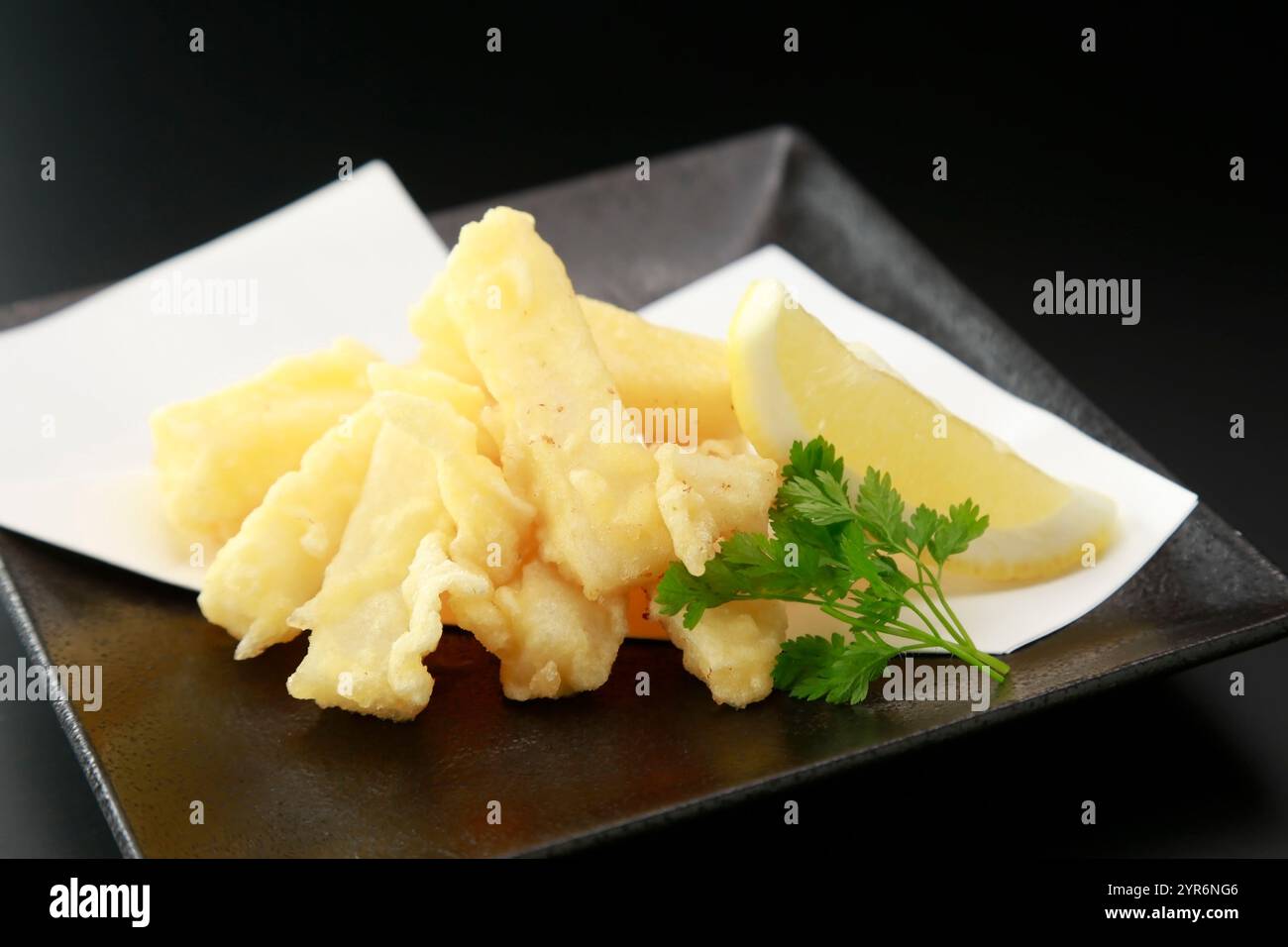 Tempura of Nagaimo Yam Stock Photo - Alamy