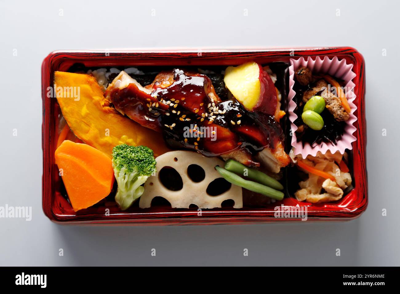 Chicken teriyaki bento Stock Photo - Alamy
