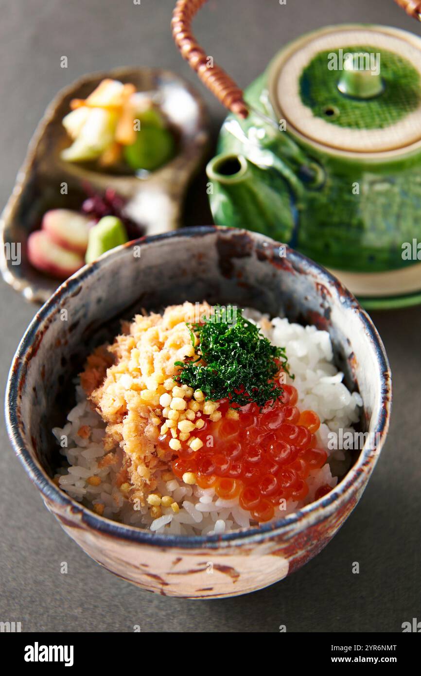 Salmon Oyako Ochazuke Stock Photo - Alamy