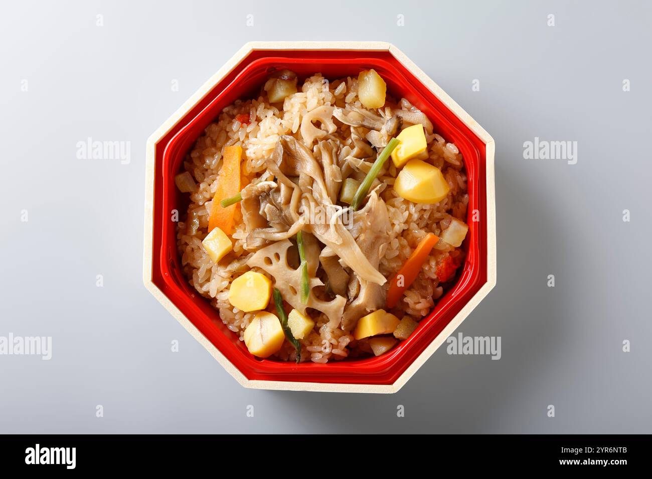 Gomoku Gohan, Rice with mushrooms Stock Photo - Alamy