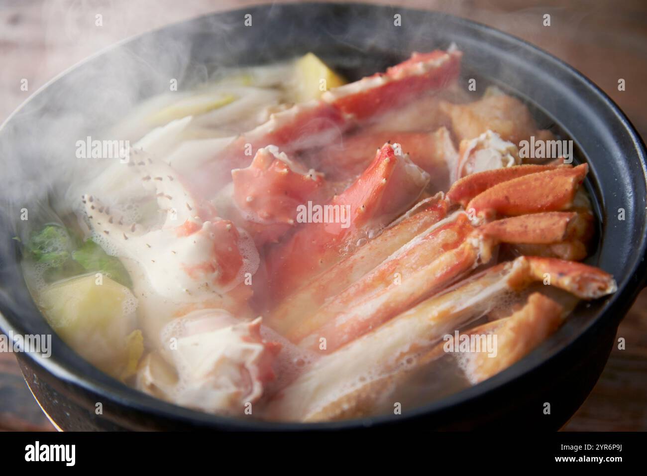 Taraba and snow crab hotpot (close-up Stock Photo - Alamy