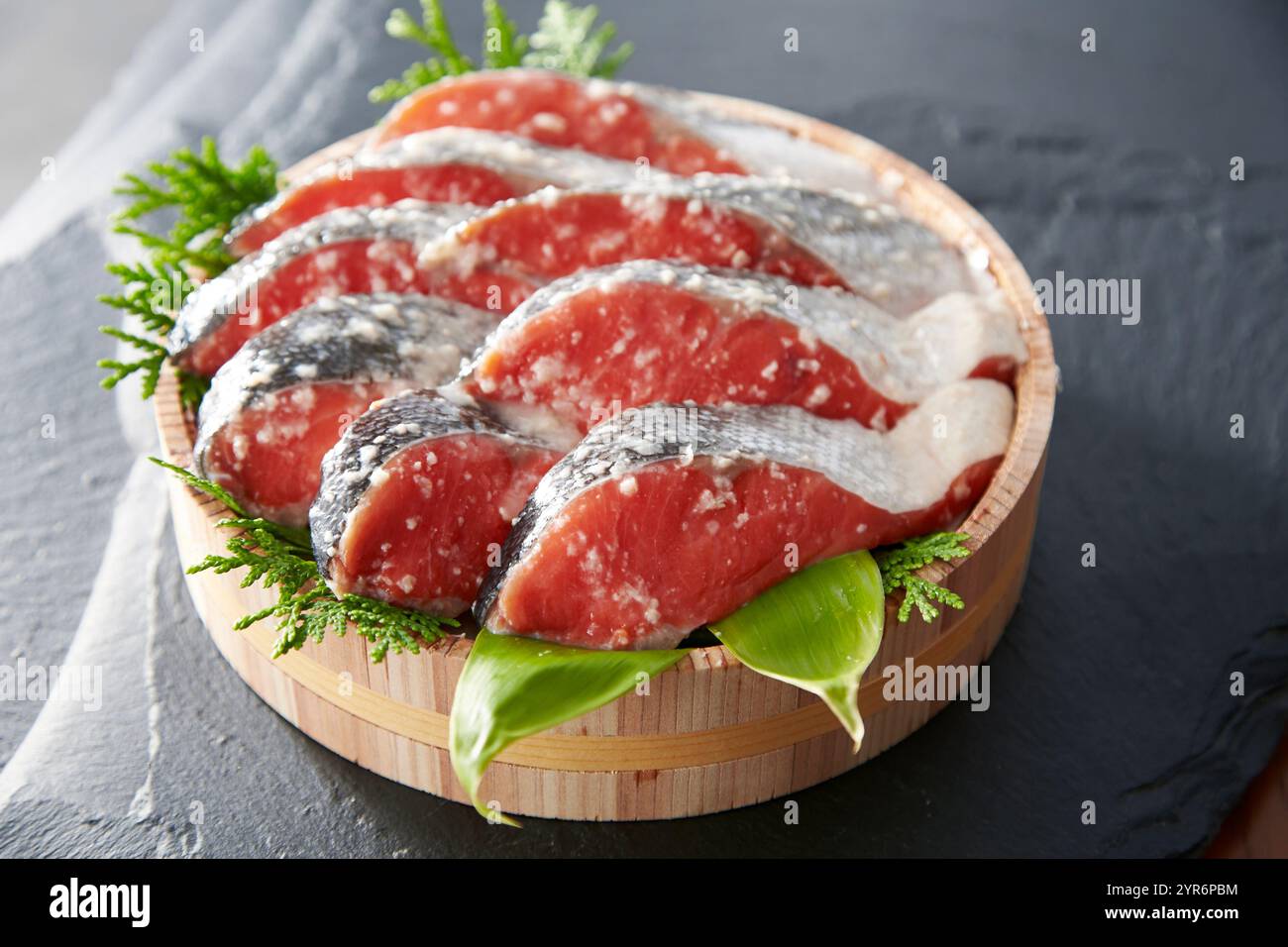 Salmon in salted rice-bran paste Stock Photo - Alamy