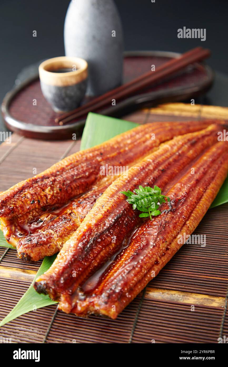 Unagi kabayaki (broiled eel Stock Photo - Alamy
