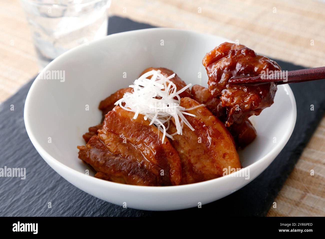 Kakuni simmered pork Stock Photo - Alamy